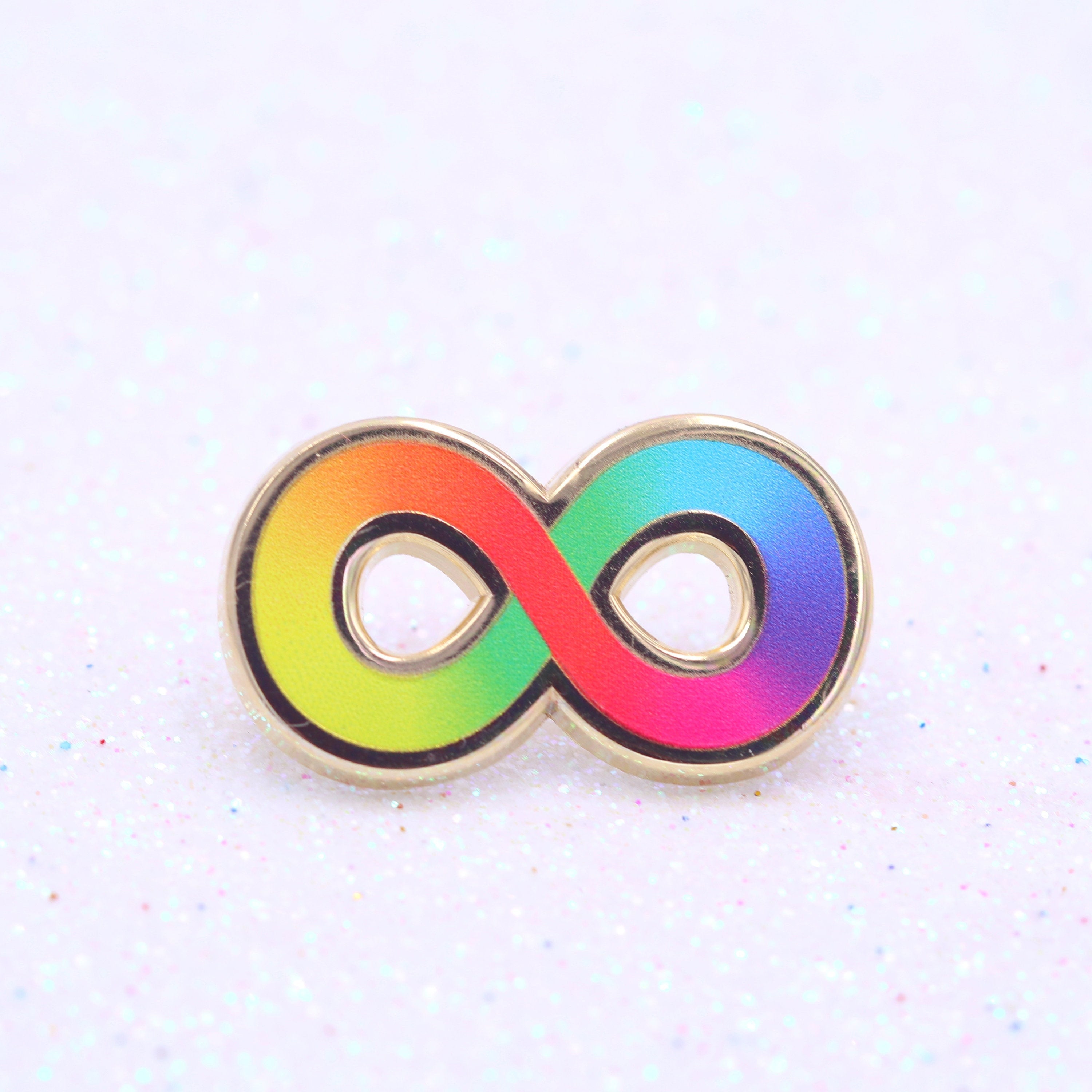 Autistic Pride Enamel Pin – Irisidium